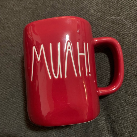 Rae Dunn | Dining | Rae Dunn Red Valentines Day Mug Muah | Poshmark